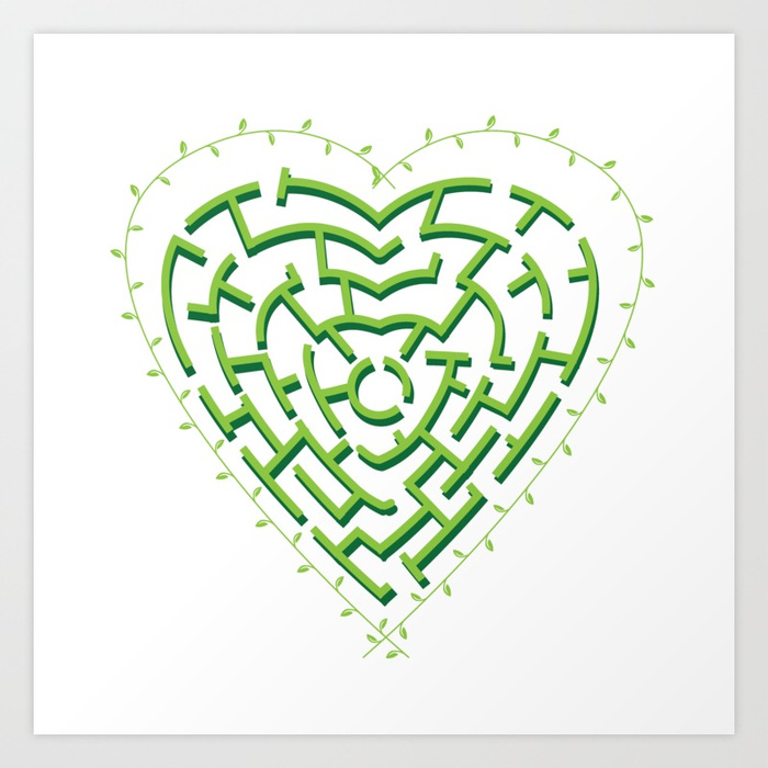 Love Maze Sticker – BOOOOOOOM! – CREATE * INSPIRE * COMMUNITY * ART ...